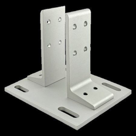 80/20 Floor Mount, Base Plate For 2020 2387 | Zoro