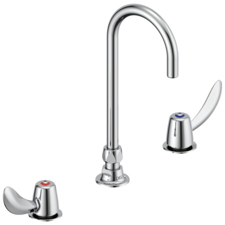 Delta Dual Handle 6" - 12" Mount, Widespread Lavatory Faucet, Chrome ...