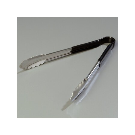 Carlisle Foodservice Tong, 12", Black, PK12 60756203 | Zoro