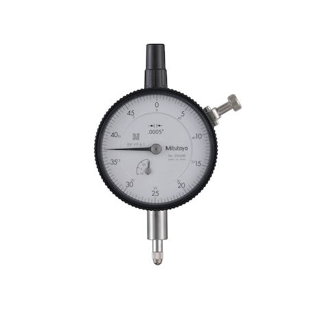 Mitutoyo Dial indicators, 0.0005-0.125 in 2506AB | Zoro