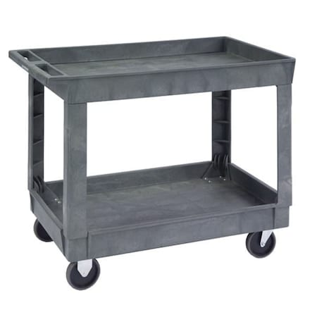 Lakeside Deep Well 2 Shelf Plastic Cart; 500 lb Capacity, 24"x36 ...