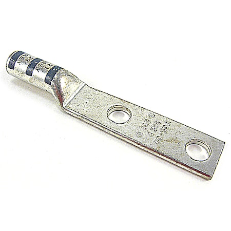 Abb Compression Lug, 4 Awg, Color Code Gray 256-30695-1159 | Zoro