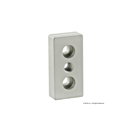 80/20 Base Plate 25mm X 50mm W/M8 Tap In Ctr 25-2129 | Zoro