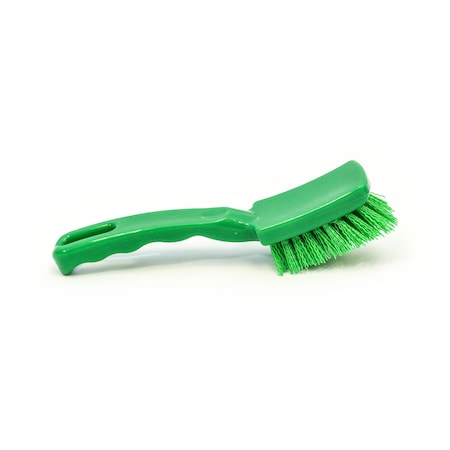 Malish Machine Brush, Green, Plastic, 7" L Overall, 6 PK 2650 | Zoro