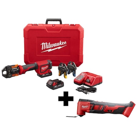 Milwaukee Tool M18 Press Tool Kit, M18 Multi-Tool 2674-22P, 2626-20 | Zoro