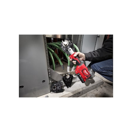 Milwaukee Tool M18 FORCE LOGIC 600 MCM Al Crimper Kit w/ 750 MCM ...