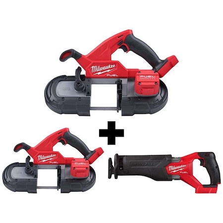 Milwaukee Tool M18 Fuel (2) CP Band Saw, Fuel SAWZALL 2829-20, 2829-20 ...