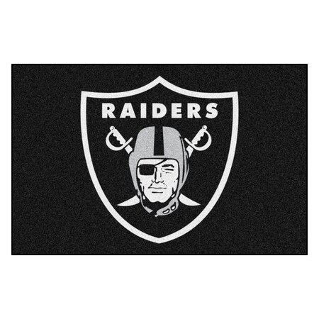 Fanmats NFL Las Vegas Raiders Rug 19in. x 30in. 28795 | Zoro