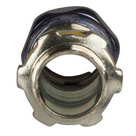 Raco EMT Grounding Connector, 1 in, Compression, Steel, Plain, Blue ...