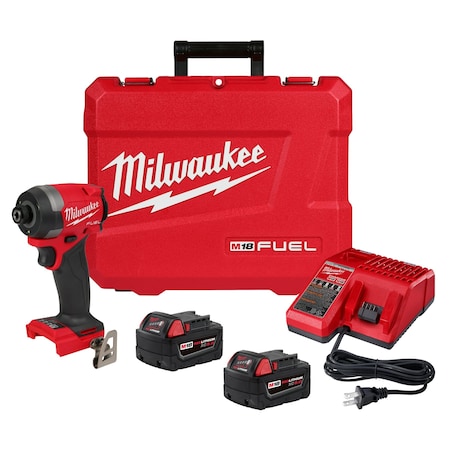 Milwaukee Tool M18 FUEL™ 1/4" Hex Impact Driver Kit 2953-22 | Zoro