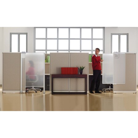 Quartet Workstation Privacy Screen, 38"x64" WPS2000 | Zoro