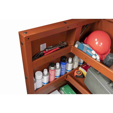 Crescent Jobox Piano-Style Jobsite Box, Brown, 48.9 cu ft, 60" W x 31 ...