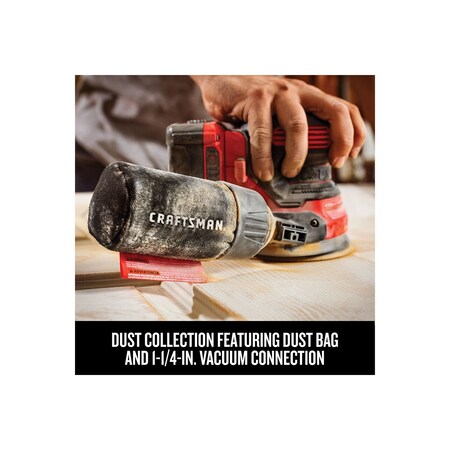Craftsman Cordless Random Orbit Sander Tool Only (CMCW220B) | Zoro