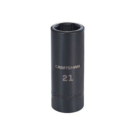 CRAFTSMAN 1/2" Sockets, 1/2" Drive 21mm Metric Deep Imp : - CMMT16081