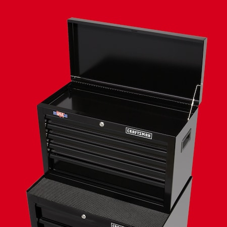 Craftsman Storage, 1000 Series 26" Wide 5 Drawer T CMST22654BK | Zoro