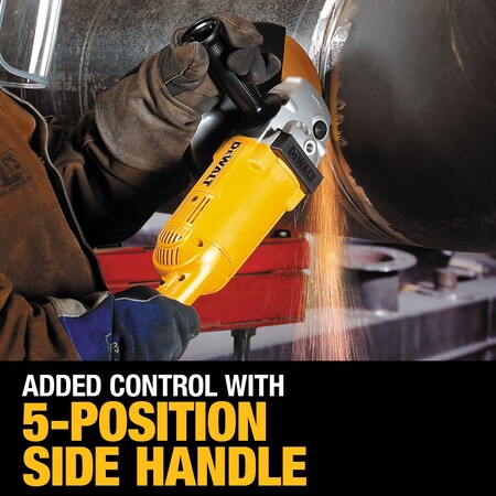 Dewalt 7" & 9" (180 mm & 230 mm) 6,000 rpm 5.3 HP Angle Grinder D28499X ...