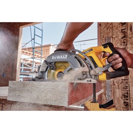 Dewalt 60V 7-1/4In Cordless Worm Drive Circular Saw Kit with 9.0Ah ...