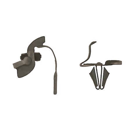 Disco Universal Moulding Clips 3/8" Hole Size Snap-In PK15 308PK15 | Zoro