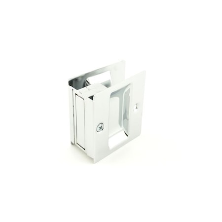 Trimco Passage Pocket Door Lock Square Cutout Bright Chrome 1064.625 | Zoro