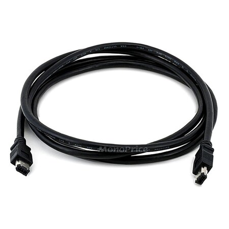 Monoprice Dv Cable 4P-4P M/M, 15 ft., Black 31 | Zoro