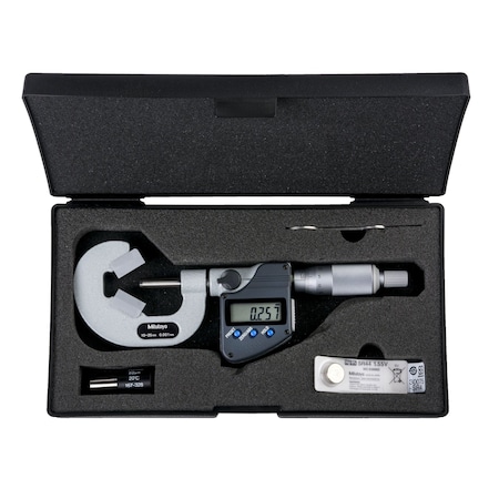 Mitutoyo Micrometer, V-Anvil, 3-Flute, 10-25mm 314-262-30 | Zoro