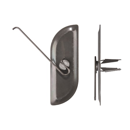 Disco Universal Moulding Clips 3/8" Hole Size Snap-In PK25 315PK | Zoro