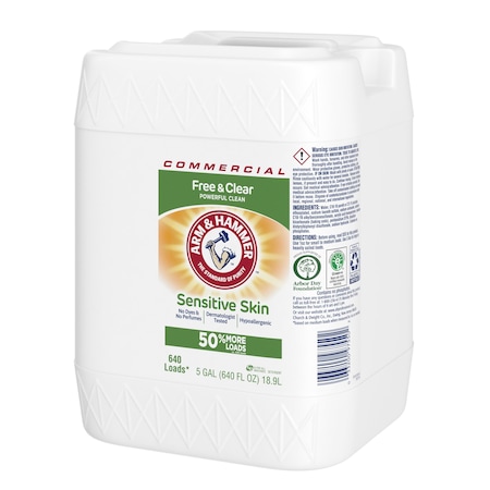 Arm & Hammer High Efficiency Laundry Detergent, Liquid, Unscented ...