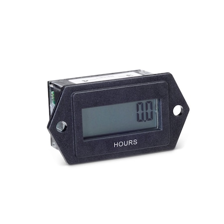 Trumeter LCD Hour Meter, 1.60 in Flange, Mini Flush 3410-2000 | Zoro