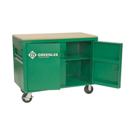 Greenlee Mobile Work Bench With Chain Vise, 48" W, 30" Height 3548 | Zoro