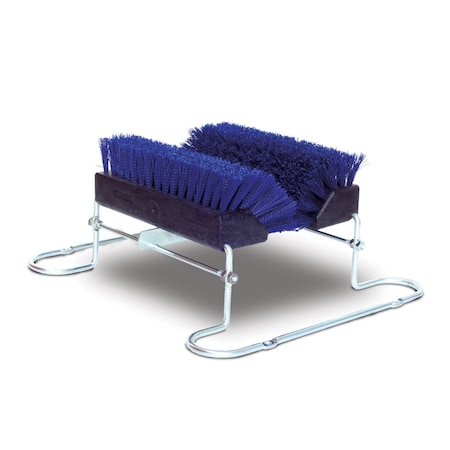 Malish Boot Brush w/Rack, 10 in., 10 in L Brush, Blue, Plastic 35601SP ...