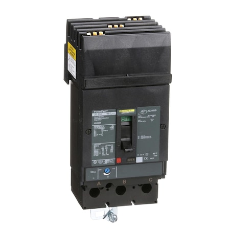 SQUARE D 225 A, 3 pole PowerPact J-Frame breaker,I-Line,therm, 600V AC ...