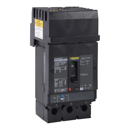 SQUARE D 175A, 3 pole Molded Case Circuit Breaker, POWERPACT J, 600V AC ...