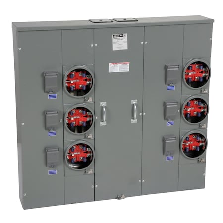 SQUARE D MPR Meter Main 120/240V AC, Main Lug, surface - MPR86200