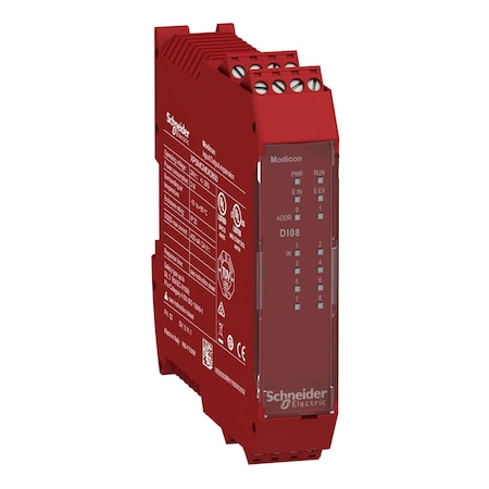 Schneider Electric Expansion module, Modicon MCM, 8 inputs, screw ...