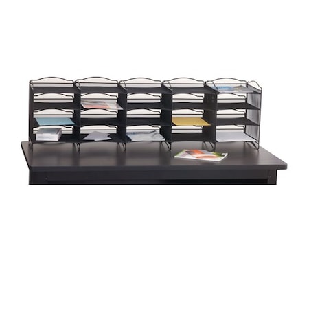 Safco Onyx Mail Sorter 7770BL | Zoro