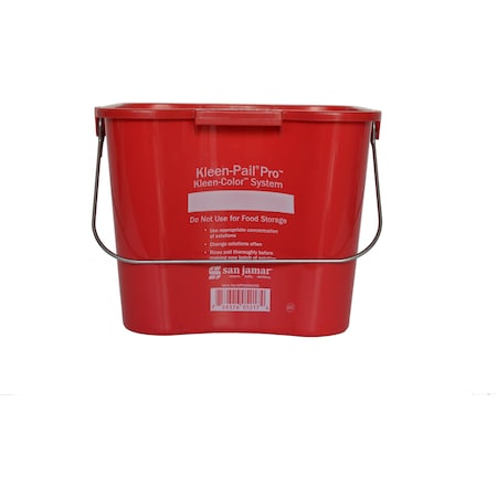 Kleen-Pail Bucket Color 6 Quart, Red KPP196KCRD | Zoro
