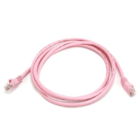 Monoprice Ethernet Cable, Cat 5e, Pink, 5 ft. 3712 | Zoro