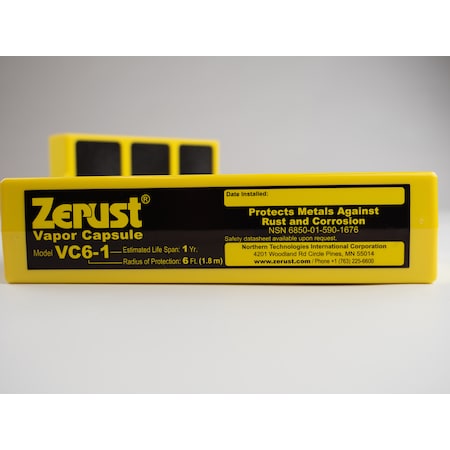 Zerust Zerust VC6-1 VCI Vapor Capsule, 4/C, PK4 375-M-00004 | Zoro