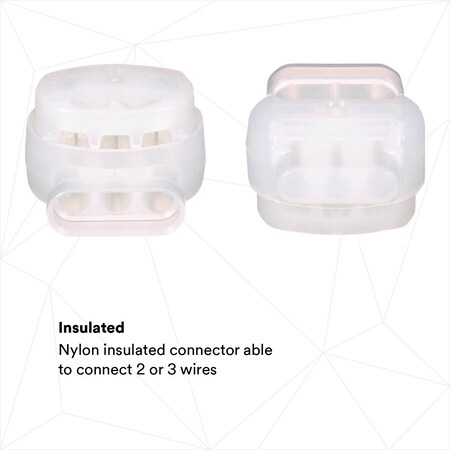3M Displacement Connector, 22-14 AWG, PK1000 314U-BIN | Zoro