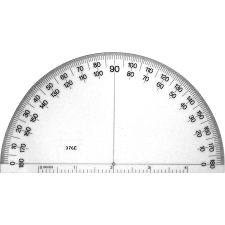 Westcott Protractors, 6" 180 Special Engineers' Protractor 376E | Zoro