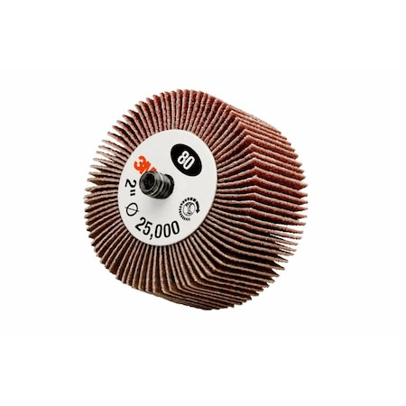 3M Flap Wheel, 1"X1"X1/4", 60 Grit, PK10 7100178247 | Zoro