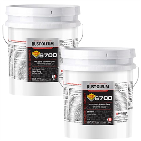 Rust-Oleum Epoxy Coating, High Gloss Finish, Light Gray, Solvent Base ...