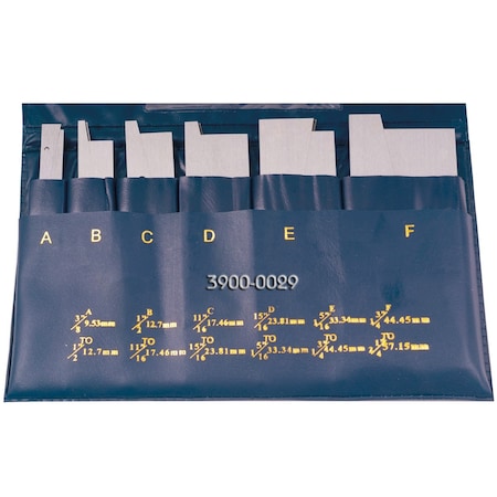 Hhip 3/8 To 2-1/4" 6 Piece Adjustable Parallel Set 3900-0029 | Zoro