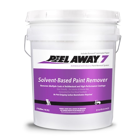 Dumond Peel Away™ Peel Away 7 Solvent-Based Paint Remover, 5 Gallon ...
