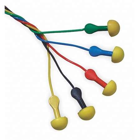 3M E-A-R EXPRESS Pod Plugs Disposable Corded Ear Plugs, NRR 25 dB, Asst ...