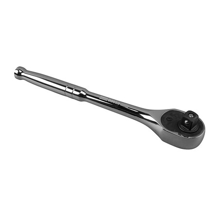 KLEIN TOOLS 1/2" Drive, 72 Teeth, Round Hand Ratchet, 10", Chrome ...