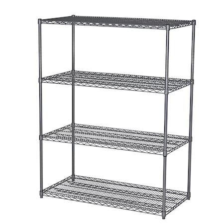 Technibilt Shelving Systems Unit, 4-Shelf, DuroSeal, 21x48x63 A156PW | Zoro