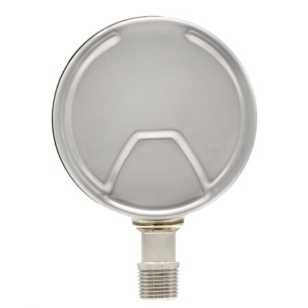 Pic Gauges Gauge, 4", 0/200 psi, 1/2"LM, 316SS, 4 Dial Size, Stainless ...
