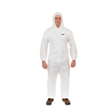 Bodyfilter 95+ 4028 Disposable Coveralls, Hooded, Non-Woven Laminate ...