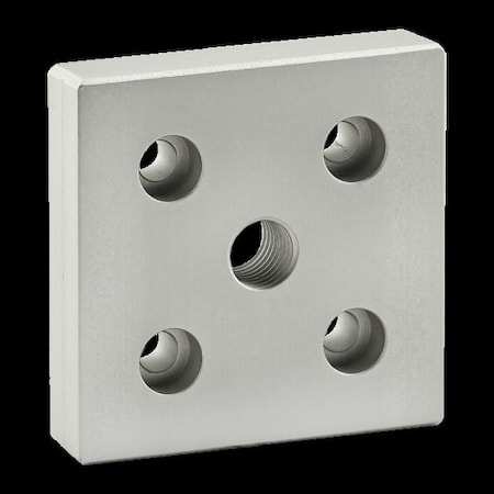 80/20 Base Plate 80mm X 80mm W/M16 Tap In Ctr 40-2145 | Zoro